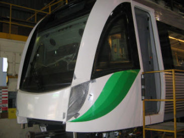 Extensive experience in supplying composite parts for trains