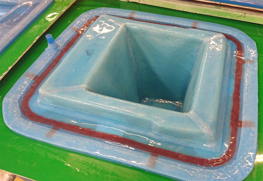 We manufacture very high standard moulded composite parts